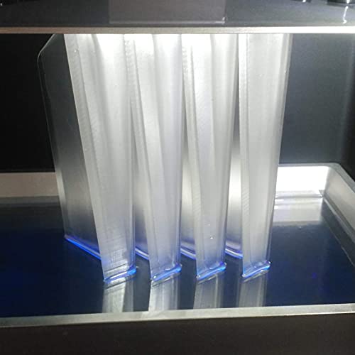 RESIONE 3D Printer Resin, G217 Clear ABS-Like Resin Non-Yellowing Tough Rigid Resin for DLP MSLA LCD 3D Printing (500g)