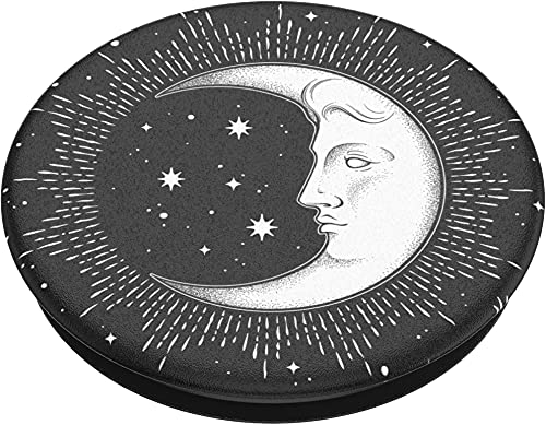PopSockets: Phone Grip with Expanding Kickstand, Pop Socket for Phone - Moon Man