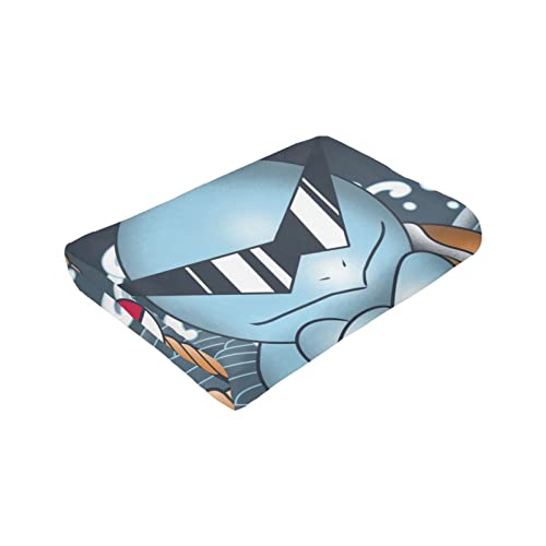 4414 Interesting Flannel Fleece Blanket for Beding Cozy Plush Throw Lightweight Decorative Air Conditioner Towel Couch Sofa Chair Office Travelling Camping Gift 50ft X40ft , Black