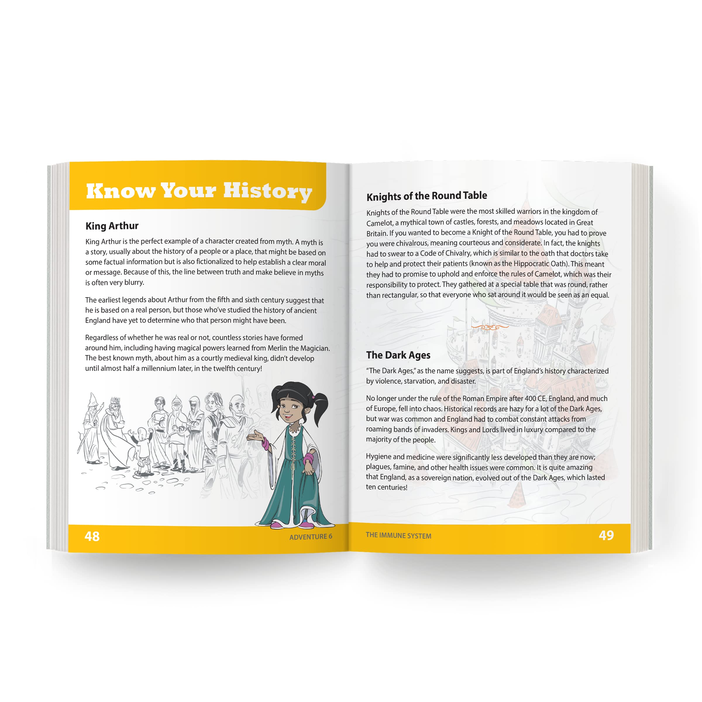 Know Yourself - The Immune System: Adventure 6, Human Anatomy for Kids, Best Interactive Activity Workbook to Teach How Your Body Works, STEM & STEAM, Ages 8-12 (Systems of the Body)