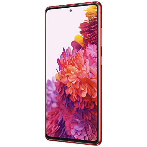 SAMSUNG Galaxy S20 FE (128GB, 6GB) 6.5", Water Resistant, Dual SIM GSM Unlocked 4G LTE G780G/DS Cloud Red
