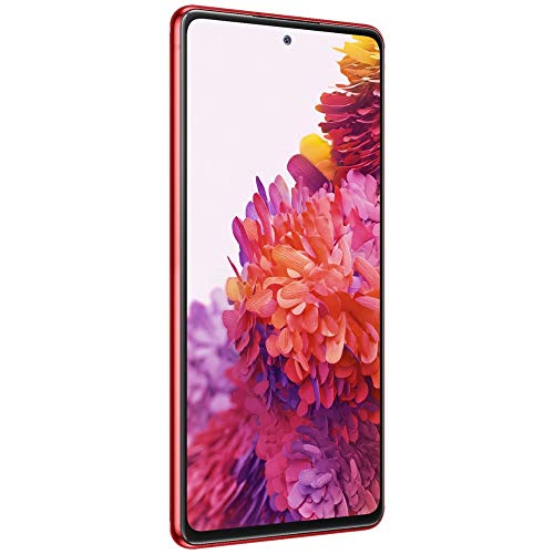 SAMSUNG Galaxy S20 FE (128GB, 6GB) 6.5", Water Resistant, Dual SIM GSM Unlocked 4G LTE G780G/DS Cloud Red