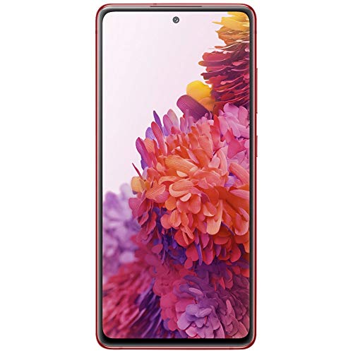SAMSUNG Galaxy S20 FE (128GB, 6GB) 6.5", Water Resistant, Dual SIM GSM Unlocked 4G LTE G780G/DS Cloud Red