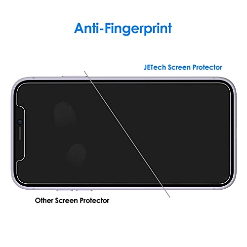 JETech Screen Protector for iPhone 11 6.1-Inch with Camera Lens Protector, Tempered Glass Film, 2-Pack Each