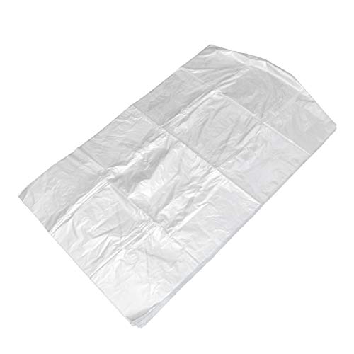 Garment Bags:Cabilock 50 pcs 60 x 100cm Clear Garment Bag Clothing Cover Hanging Clothes Suit Dress Jacket Cover Dry Cleaning Bags for Clothes, Home Storage, Travel