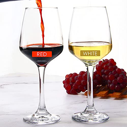 Wine Glasses Set of 8, 12 Oz Classic Red or White Wine Glass with Stem, Perfect for Home, Restaurant Use, Dishwasher Safe