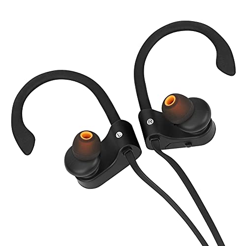 9 Pairs Replacement Earbud Tips,Silicone Eargels Ear Tips,Compatible with Senso,Zeus,Otium,Hussar,Mpow(Inner Hole 3.8-5.1mm) in-Ear Headphones S,M,L