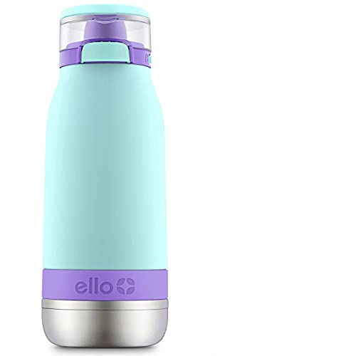 Ello Emma Vacuum Insulated Stainless Steel Kids Water Bottle 14oz (Mint)