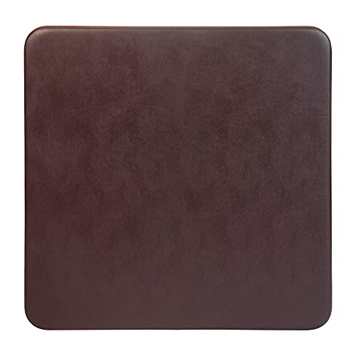 Flash Furniture Folding Card Table - Brown Foldable Card Table Square - Portable Table with Collapsible Legs
