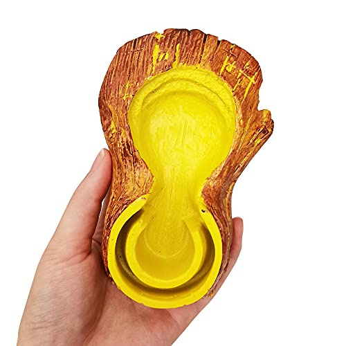 Reptile Water Feeder, Amphibians Reptile Dispenser Water Bowl Terrarium Waterfalls for Turtle Bearded Dragons Lizards Geckos