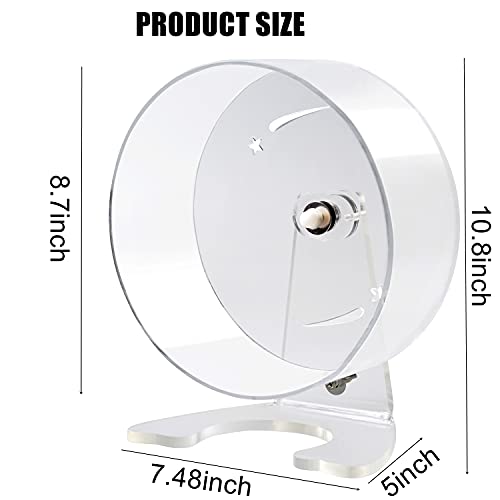 Freefish Hamster Wheel,Silent Hamster Wheel Hedgehog Wheel for Hamsters, Gerbils, Hedgehogs and Small Animals