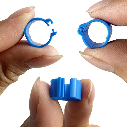 SRRPSPIGEON Pigeon Clip Ring Pigeon Ring Pigeon Band Bird Leg Ring Chicken Leg Band with Serial Number 001-100