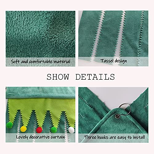 JCOLUSHI Three Sides Guinea Pig Hideout Forest Green Rabbit Crystal Velvet Rat Cage Accessories Small Animal Corner for Pigs Ferrets Chinchillas Hedgehogs Hamster Dwarf Rabbits