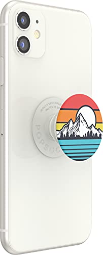PopSockets: Phone Grip with Expanding Kickstand, Pop Socket for Phone - Sunset Peaks