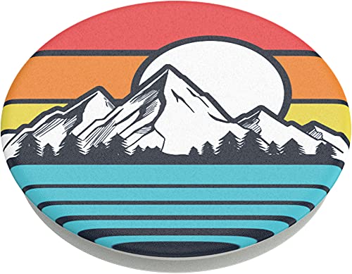PopSockets: Phone Grip with Expanding Kickstand, Pop Socket for Phone - Sunset Peaks