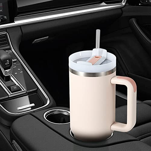 JOZELNK 40oz Tumbler with Handle Insulated Mug wtih Straw and Lid Stainless Steel Vacuum Double Wall Drinking Cup