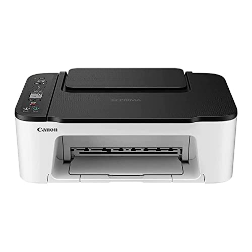 Canon PIXMA TS Series Wireless All-in-One Color Inkjet Printer, White - Print, Scan, Copy - 4800 x 1200 dpi, Borderless Printing