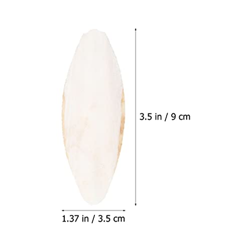 EXCEART 30pcs Bird Cuttlebone Natural Cuddle Bone Bird Beak Stone Beak Grinder Parrot Chew Toys Molar Toy for Parakeets Cockatiel Macaw