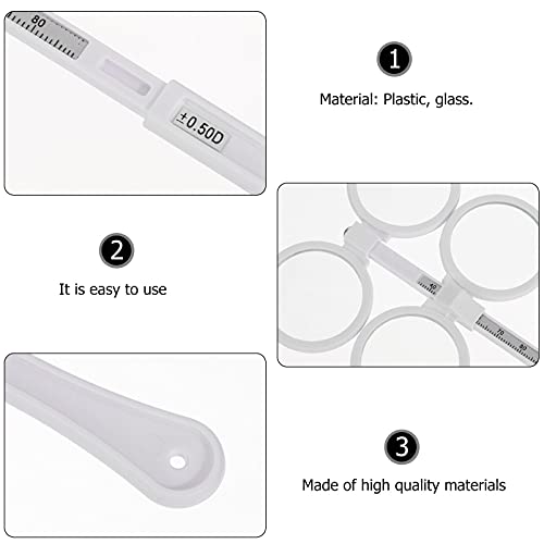 Baluue ±50 Optical Flipper Flip Trial Lens Confirmation Optometry Instrument