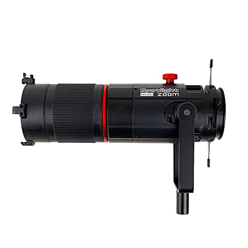 Aputure Spotlight Mini Zoom for The LS 60d and LS 60x Focusing LEDs 15°~30° 2X Zoom Adjustable Focus Projection Lens,with 15 M-Size Gobos,GOBO Holder,Gel Holder