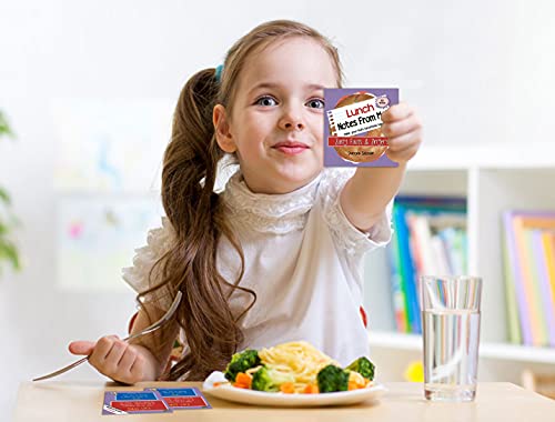 Notes From Me! 101 Tear-Off Lunch Box Notes for Kids, Zany Facts & Zingers, Fun & Educational, Inspirational, Motivational, Thinking of You, Back to School Essential, Bored Kids Activity, Ages 8+
