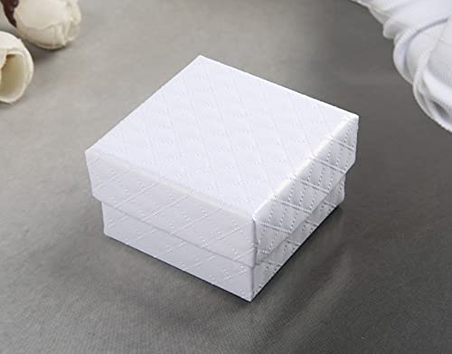 15pcs carboard jewellery gift boxes, earring boxes Necklace Ring mixed Boxes Jewelry Storage Gift Packaging Box for Anniversary Wedding Birthday Christmas gift box (white earrings box)