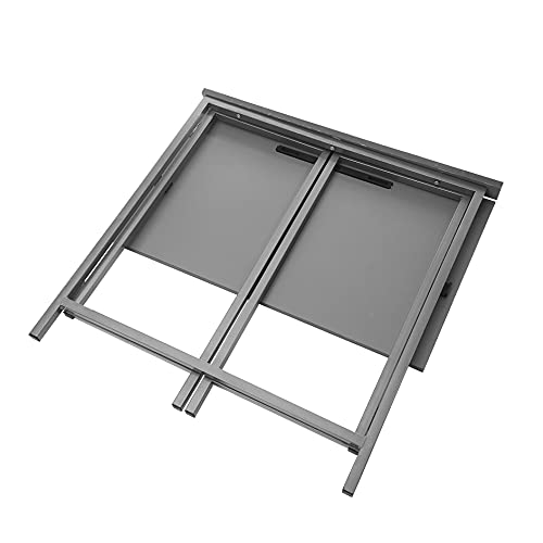 Urban Shop Tools Assembly Folding Desk with Tablet Slot, Grey