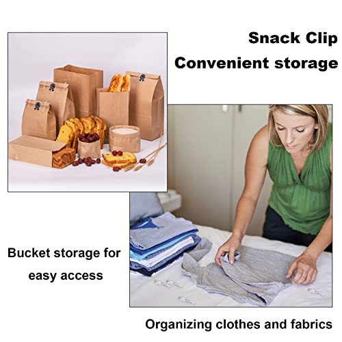 ZOEYES 2000Pcs U Shape Plastic Alligator Clips, 1.5”Transparent Plastic Clothespins, Clear Shirt Clips with Teeth for Shirts Fabric Folding Ties Socks Pants Hold Garments in Place