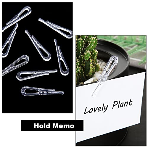 ZOEYES 2000Pcs U Shape Plastic Alligator Clips, 1.5”Transparent Plastic Clothespins, Clear Shirt Clips with Teeth for Shirts Fabric Folding Ties Socks Pants Hold Garments in Place