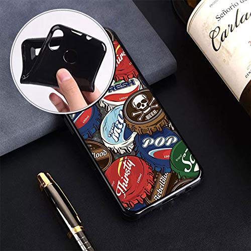 HHUAN Case for Tecno Spark 7T (6.52"), with 2 Tempered Glass Screen Protector. Ultra-Thin Black Soft Silicone Anti-Drop Phone Cover, TPU Bumper Shell for Tecno Spark 7T - WMA25