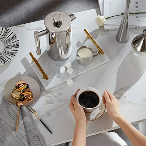 Press Coffee Maker Double-Wall 304 Stainless Steel Coffee Press Brews Coffee and Tea 350/800/1000ml (Color : Green, Size : 1000ml) (Pink 1000ml)