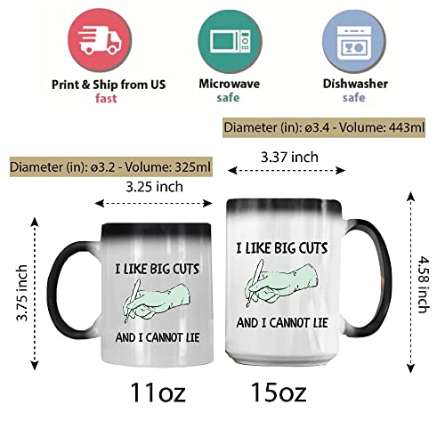 Best Gift For Scalpels and Surgeons Doctors Operated Humor 11oz 15oz Color Changing Mug