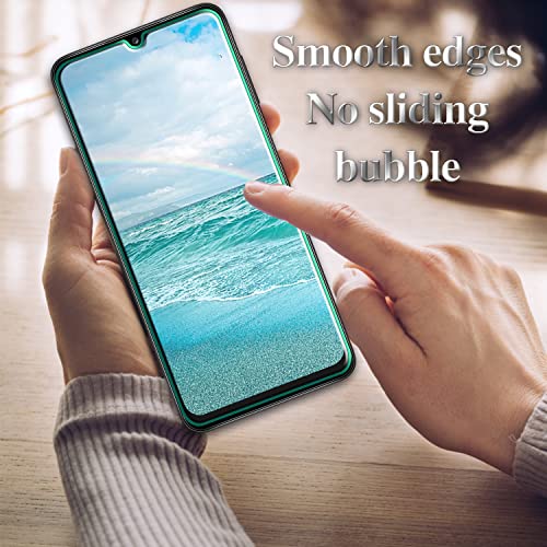 Kesuwe [3-Pack] Screen Protector for Samsung Galaxy A12 Tempered Glass, 9H Hardness, Anti Scratch, Bubble Free, Easy to Install, Case Friendly