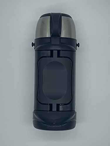 Thermos with Handle Hidden Strap Stanley Classic Silver Vacuum Insulated Wide Mouth Bottle-1.2L Capacity