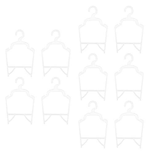 ULTECHNOVO Pet Clothes Hangers Small Dog Clothes Hangers PP Storage Hangers Pet Supplies 10pcs