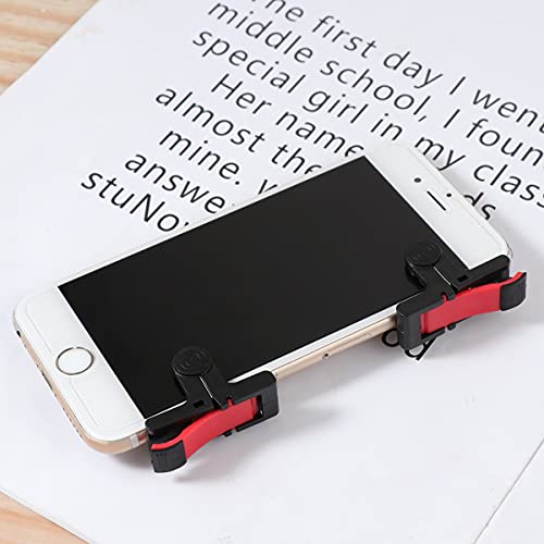 Chicken- Eating Artifact D9 Quick Shooting Buttons Game Controllers Assist Tools for for Phones Black and Red (L and R) Cell Phone Automobile Accessories
