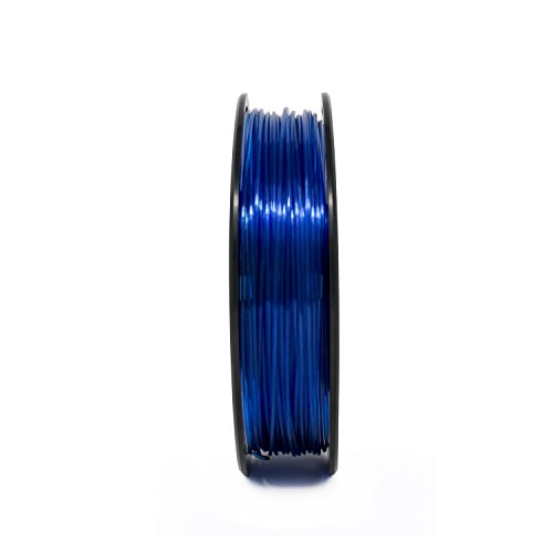 Gizmo Dorks 3D Printer Filament 3mm (2.85mm) 200g, 4 Color Sample Pack - Flexible Red, Polycarbonate Blue, Nylon Clear, PETG Green