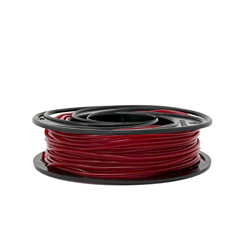 Gizmo Dorks 3D Printer Filament 3mm (2.85mm) 200g, 4 Color Sample Pack - Flexible Red, Polycarbonate Blue, Nylon Clear, PETG Green