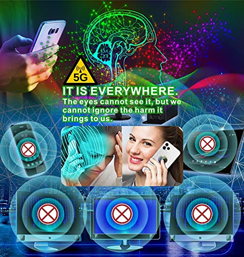 Crystal Diamond Flashing Sticker 6 pcs for Mobile Phones 2021 Latest Model–Anti-R Multi-Layer Protection Cell Phone Stickers, for Smart Phone, Laptops, Tablets, Pad, All Devices