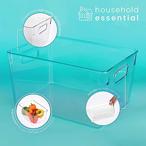 Homeries Pantry Organizer And Storage bins, Clear Cabinet Organizers And Storage for Kitchen, Pantry, Cabinets, Countertops, for Storing Packets, Spices, Sauce, Snacks, Cans, (Fruits Organizer)
