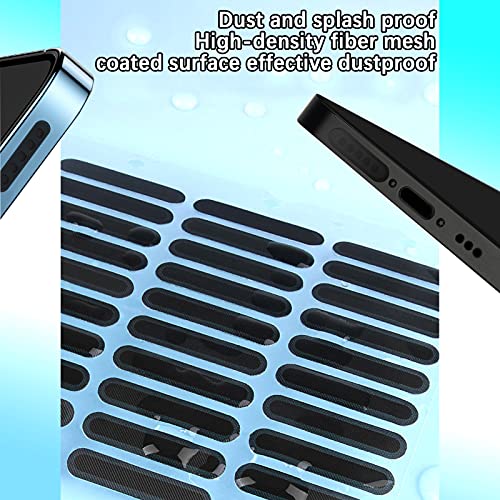 Mobile Phone Dustproof Net Stickers Speaker Mesh Anti Dust Proof Adhesive Dust Sticker Universal Protect The Phone Trumpet Dustproof Net Accessories Gift Tweezers and Mobile Phone Cleaning Brush