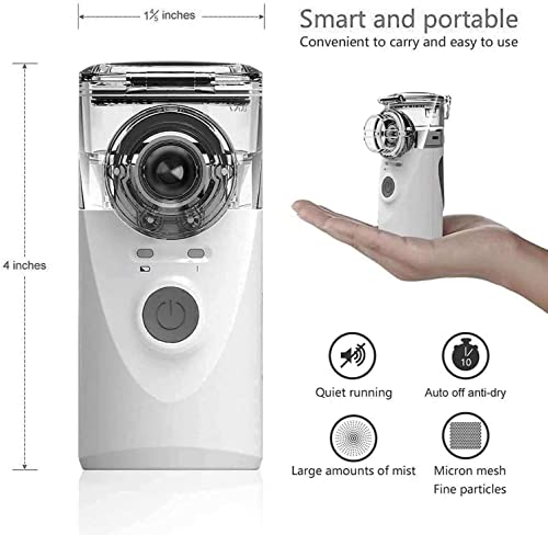 Portable Handheld Nebulizer Machine for Kids & Adults, Home Use