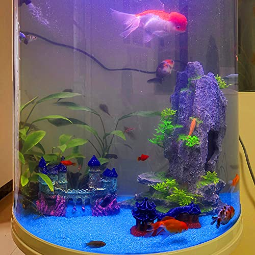 BCSIUHD Aquarium Ornament - Resin Castle Decorations, Fish Tank Supplies Accessories, Eco-Friendly Fish Tank Castle Aquarium Ornament,Mythical Magic Castles