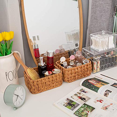 GRANNY SAYS Bundle of 3-Pack Wicker Baskets & 3-Pack Wicker Storage Baskets
