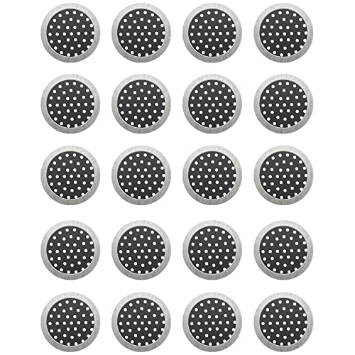 Earbuds Dust-Proof Steel Mesh with Glue Stainless in-Ear Earphones Replace Clean Net Filter dust Headphones Shell Steel mesh 3.7mm 4.5mm 4.8mm 5.0mm (Pack of 10pairs) (5.0mm)