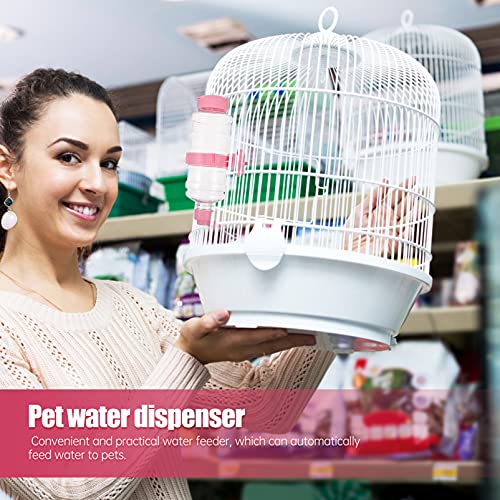 Hemobllo 473ml Hamster Water Bottle, No Drip Hanging Drinking Dispenser Automatic Drinking Fountain for Small Animals Mice Gerbil Rat Chinchillas Guinea Pig Squirrel