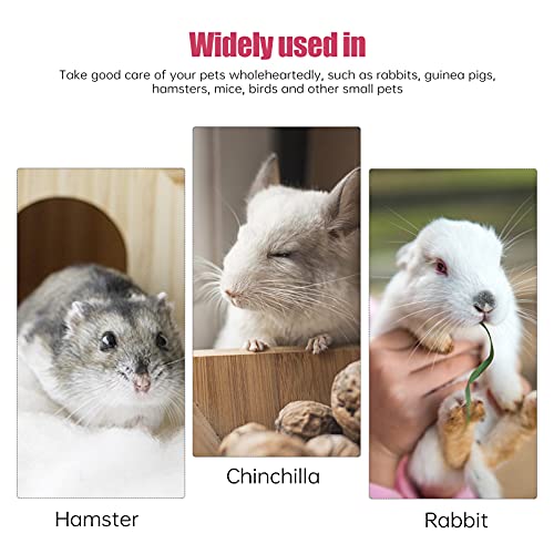 Hemobllo 473ml Hamster Water Bottle, No Drip Hanging Drinking Dispenser Automatic Drinking Fountain for Small Animals Mice Gerbil Rat Chinchillas Guinea Pig Squirrel