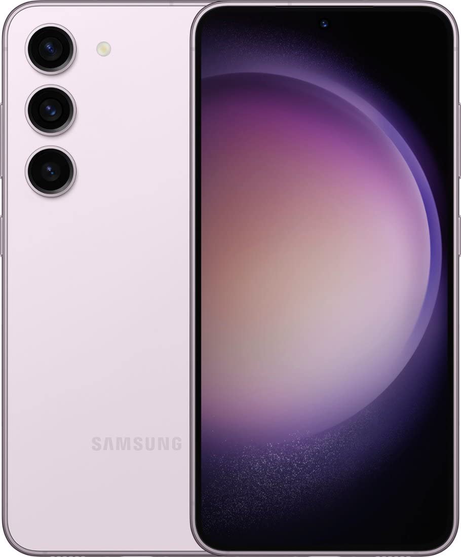 SAMSUNG Galaxy S23 5G S9110 Dual 128GB 8GB RAM, 50 MP Camera, Factory Unlocked – Lavender (Renewed)