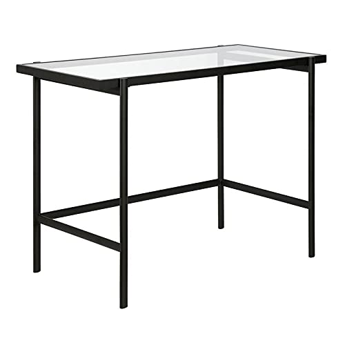 Tamar 42'' Wide Rectangular Writing Desk in Blackened Bronze