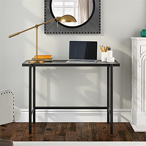 Tamar 42'' Wide Rectangular Writing Desk in Blackened Bronze